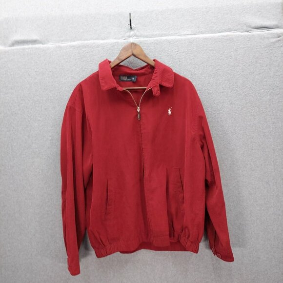 Ralph Lauren | Jackets & Coats | Ralph Lauren Polo Jacket Mens 2xl Red ...